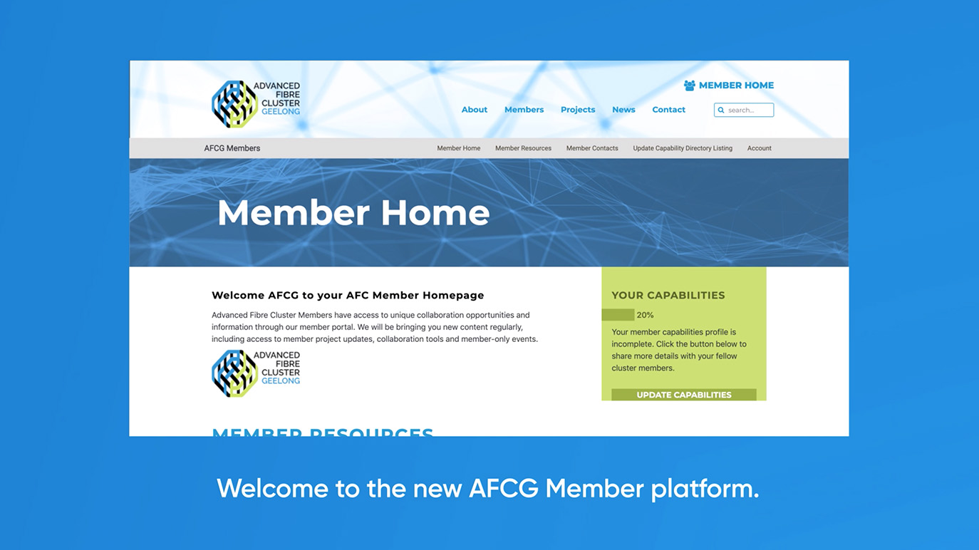 Member Platform Walkthrough - Advanced Fibre Cluster
